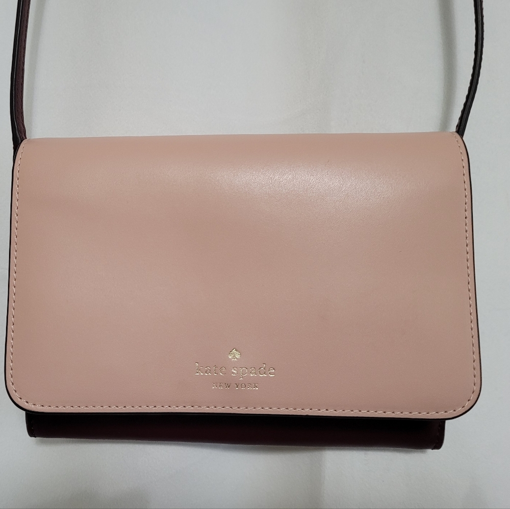 Kate Spade Kerri Small Flap Wallet On A String /Cherr… - Gem